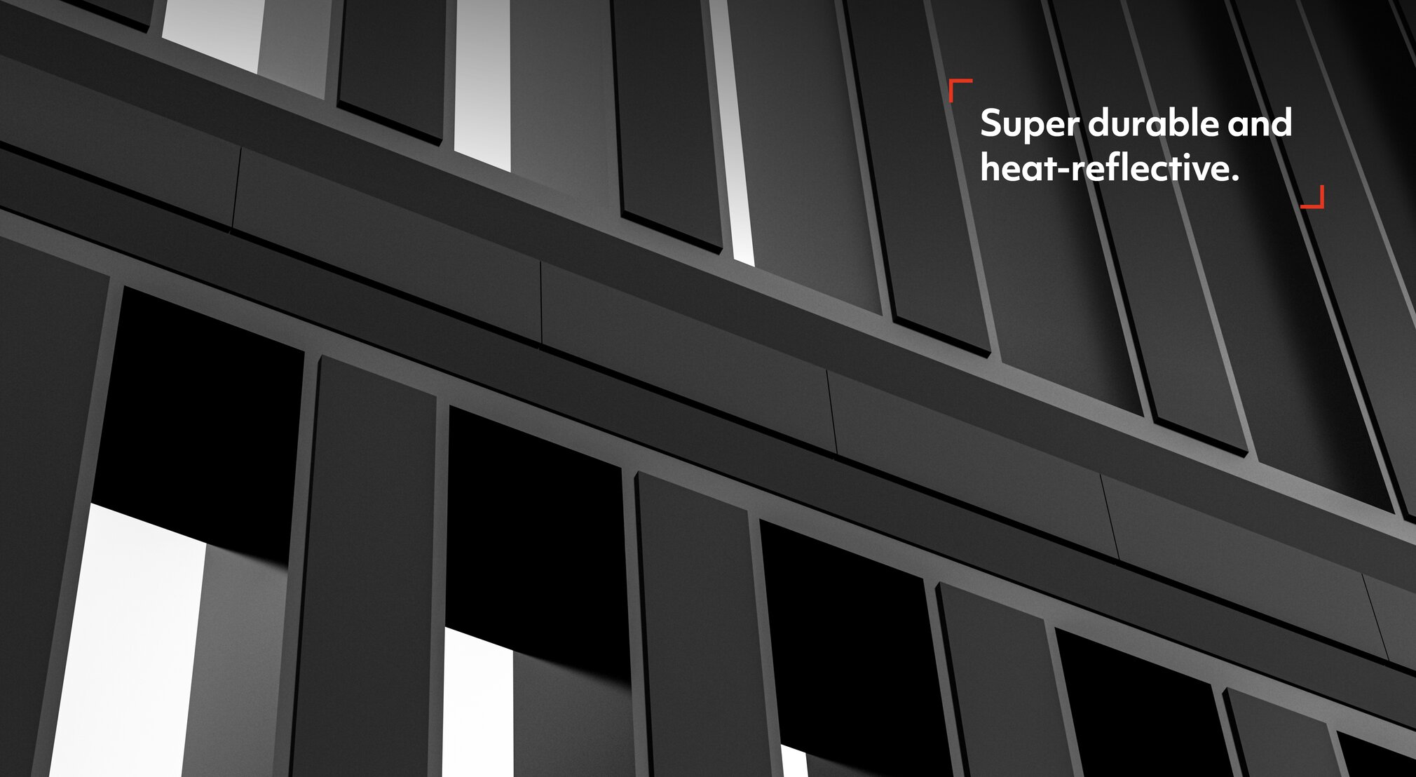 Sun protection with a free choice of colors: façades that reflect IR ...