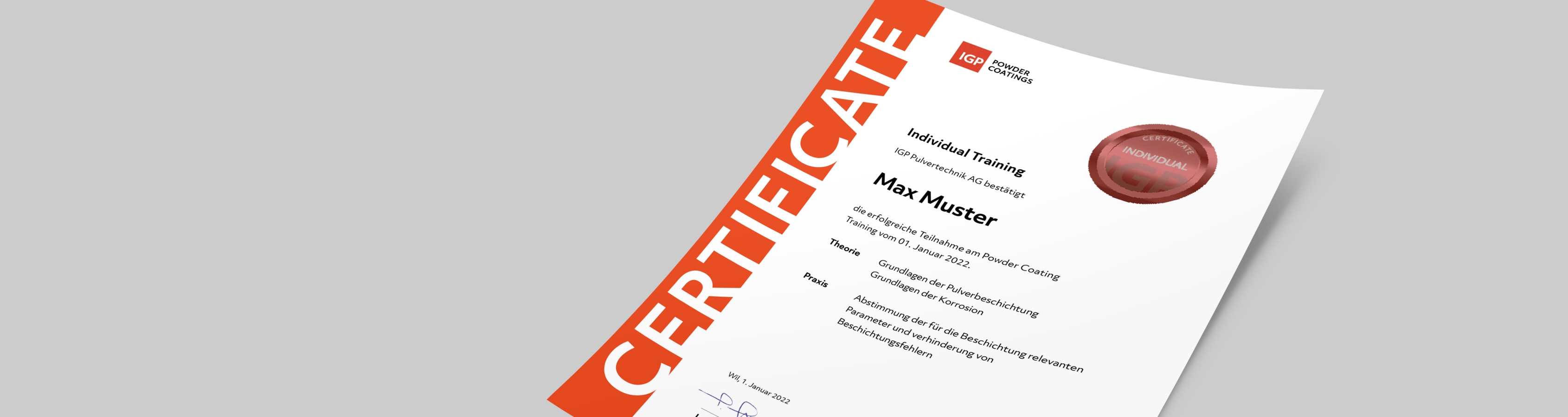 Individual Training | IGP Powder Coatings